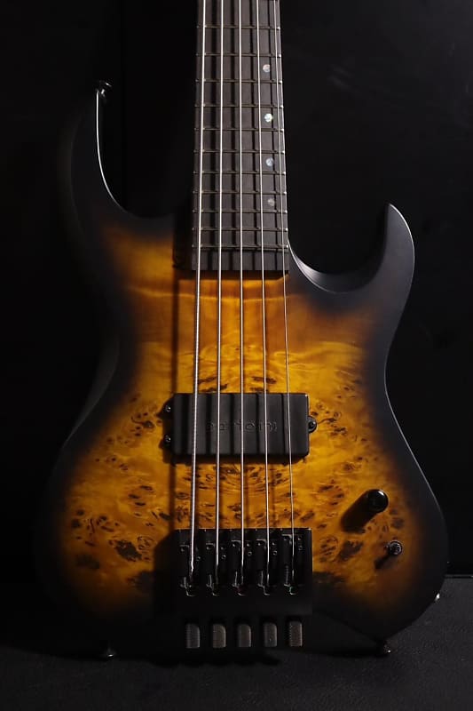 Kiesel Headless bass 5 Sunburst Maple Top | Reverb