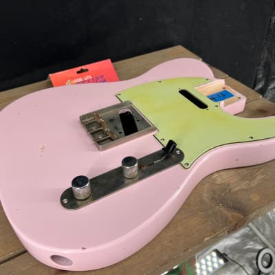 Real Life Relics Tele® Telecaster® Body Aged Shell Pink # 1 | Reverb