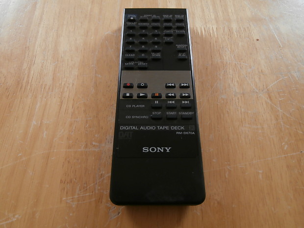 Sony RM-D670a dat remote | Reverb