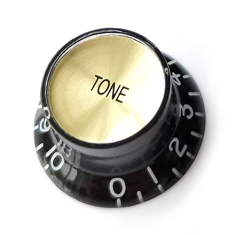 Top Hat Bell Reflector Knobs – Black Gold - 1x Tone | Reverb Australia