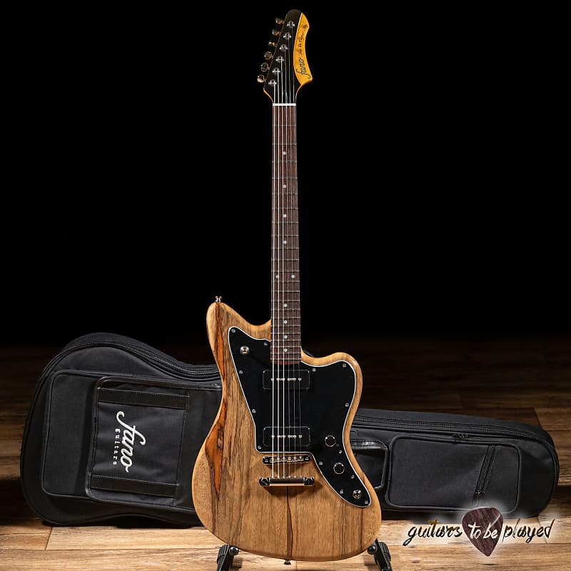 Fano JM6 Alt de Facto Lollar P-90 Guitar w/ Gigbag – Black | Reverb