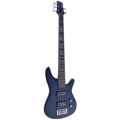 Lindo PDB-5 V2 Purple 5-String Electric Bass Guitar | Dove | Reverb UK