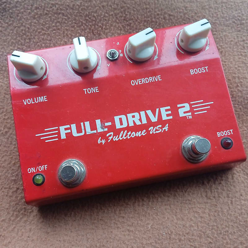 #222 Fulltone Full Drive 2 CS , Limited Red , signed by M. | Reverb