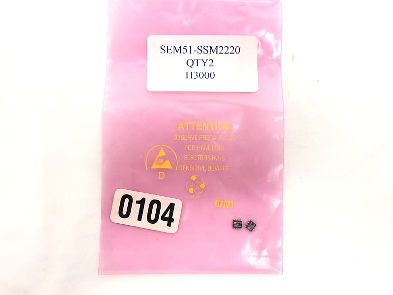 H3000 SEM51-SSM2220 Transistor #0104 (PAIR) | Reverb