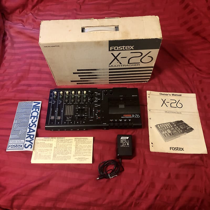 Fostex X-26 Multitracker portastudio vintage 80s cassette | Reverb