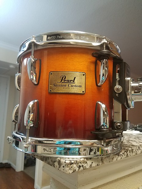 Pearl Session Custom 10x8 Tom Mahogany Fade? FREE SHIPPING | Reverb