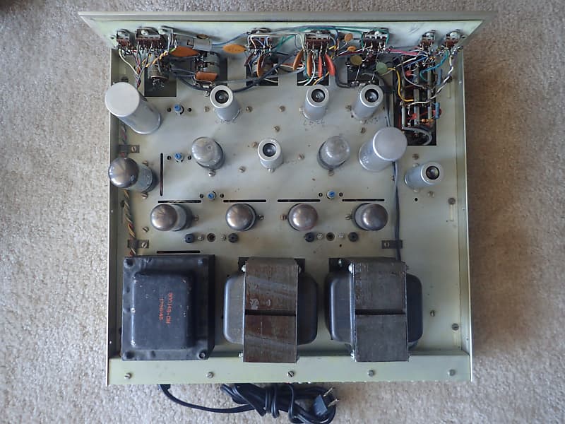 Eico ST70 Stereo Tube Amp Amplifier w/All Eico Tubes Mullard | Reverb