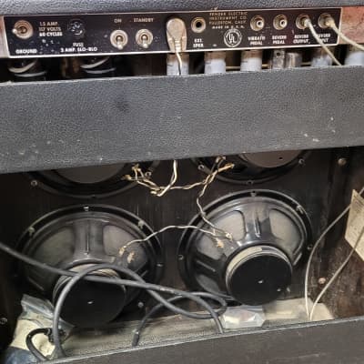 Fender Black Panel Super Reverb 2-Channel 40-Watt 4x10" | Reverb