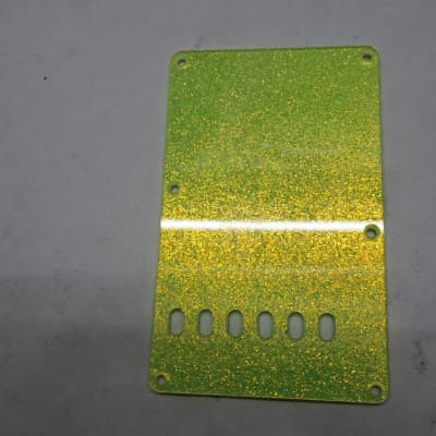 Lefty Left Handed Iridescent Yellow Glitter Tremolo Trem | Reverb