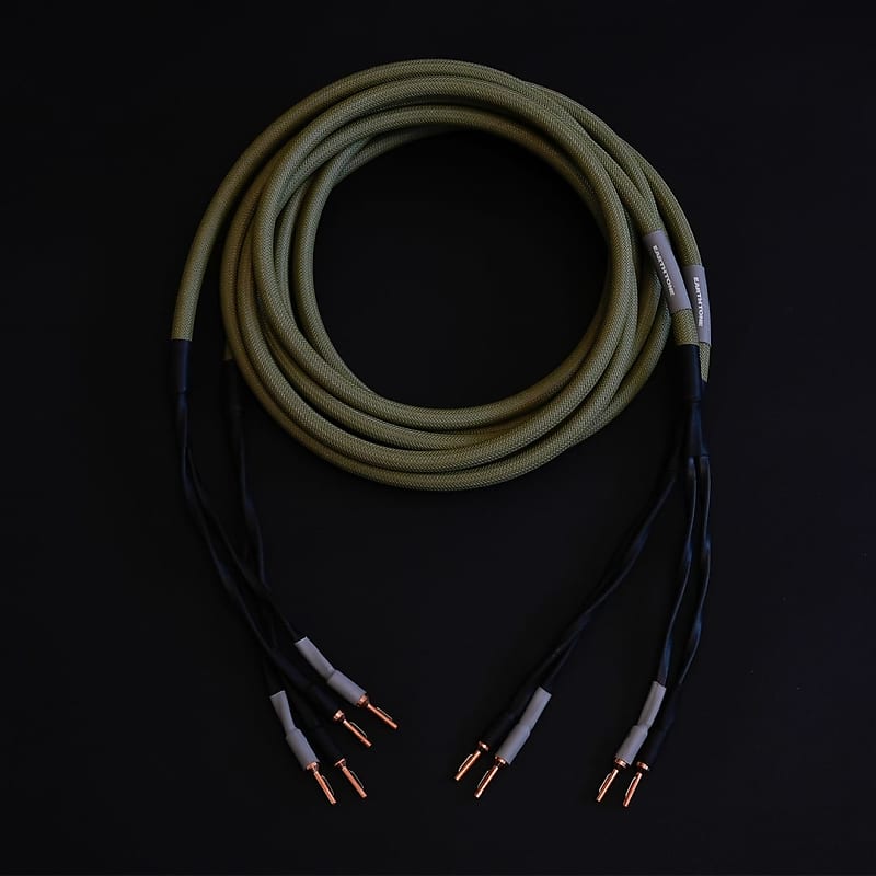 Earth Tone 4s11g Speaker Cables - Forest Green | Reverb