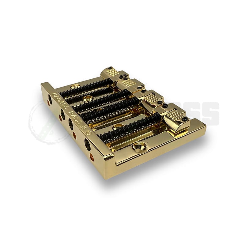 Leo Quan Badass II Bass Bridge - Gold | Reverb