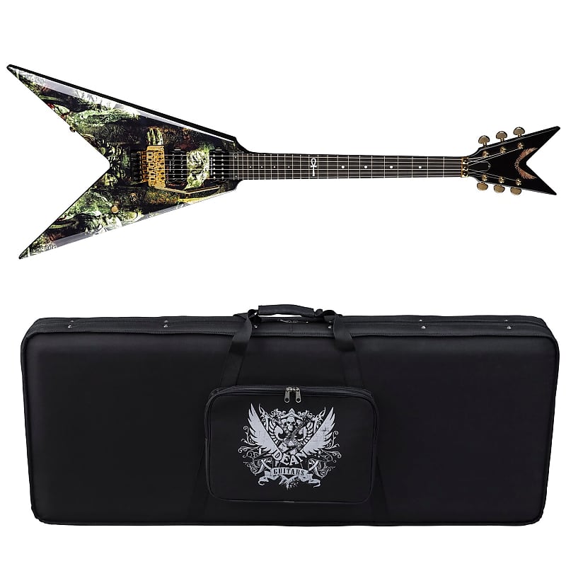 Dean Karl Sanders V Floyd Gate of Sethu Electric Guitar + | Reverb