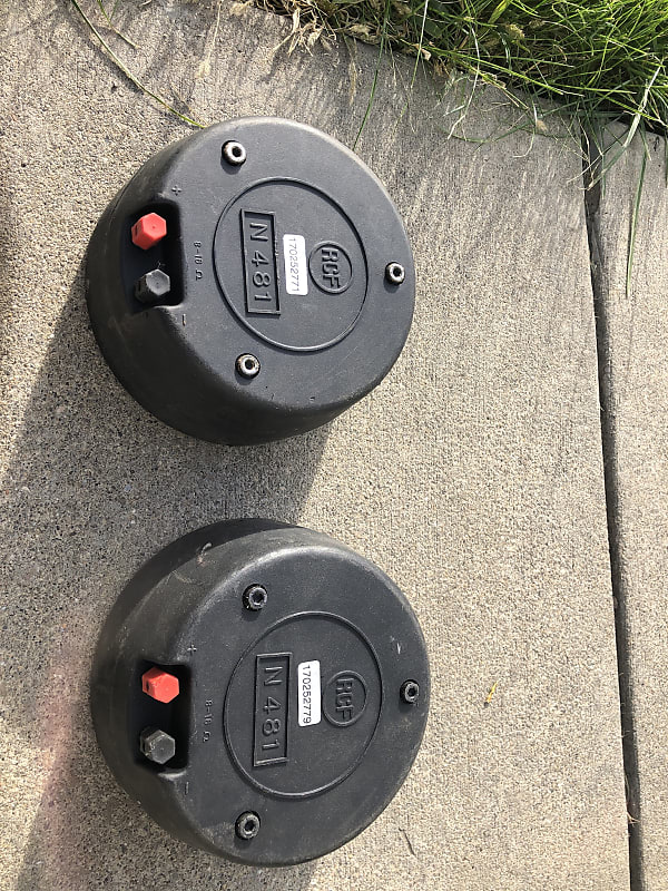 RCF Vintage RCF N481 High Frequency Driver Made in Italy | Reverb