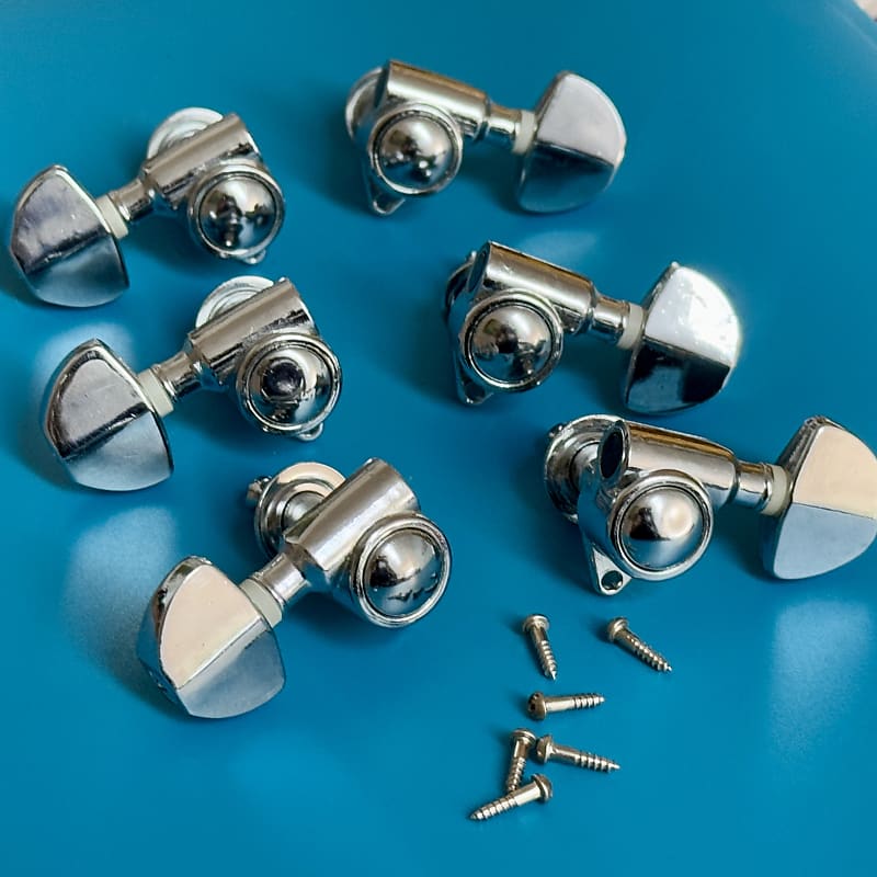 Vintage Japanese Gotoh Tuners 70’s/80s - Chrome | Reverb