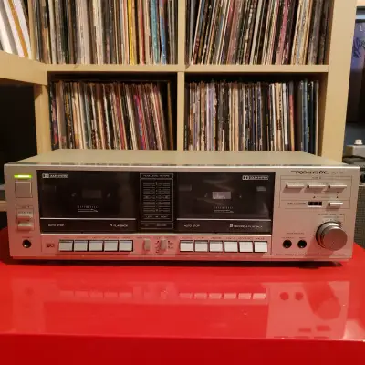 Realistic SCT-70 Silverface Dual Stereo Cassette Deck 1980s? | Reverb