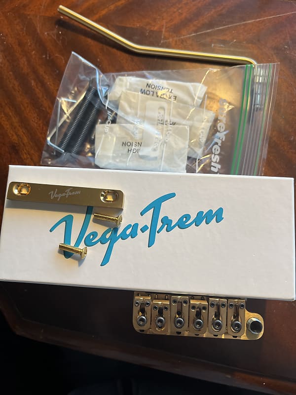 Vega VegaTrem VT1 Ultra GOLD 2 point Trem VT1 2021 - Gold | Reverb