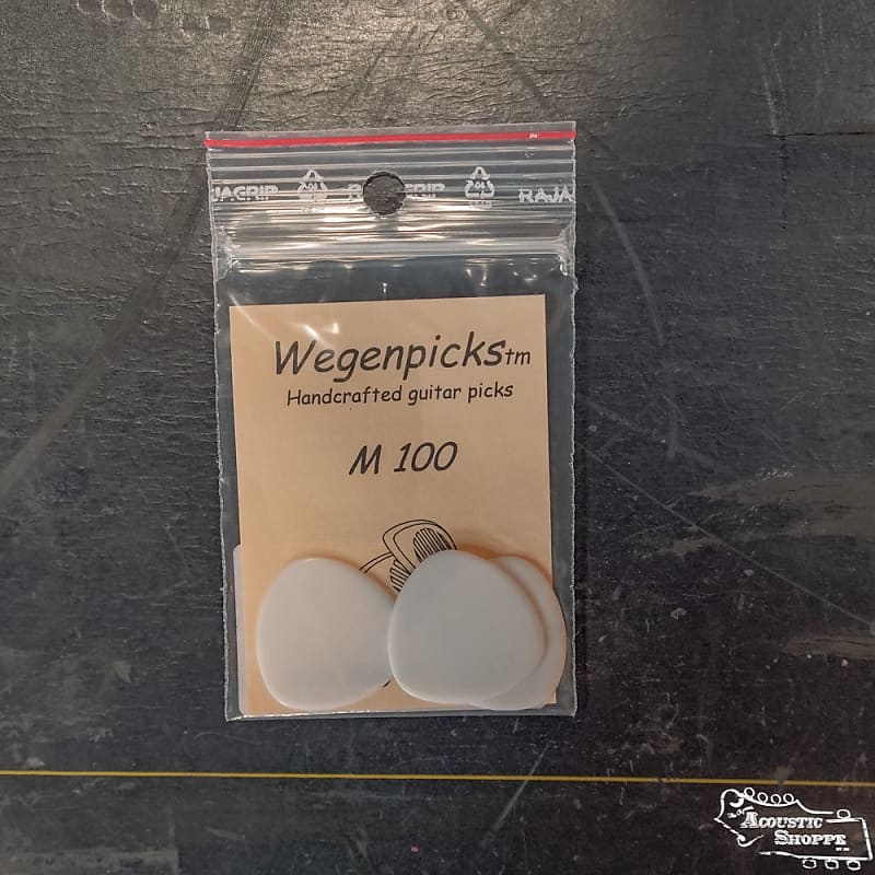Wegen M100 Triangular Mandolin Pick - Pack of 3, White, 1.0 | Reverb