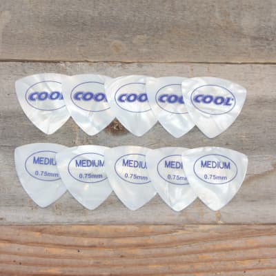 6 (SIX) Cool Picks 0.50mm CELL Standard Guitar Pick | Reverb