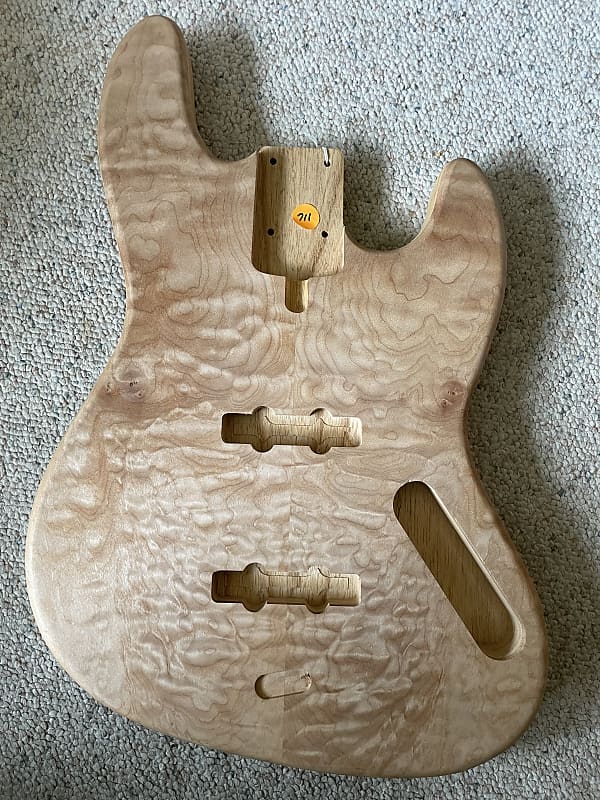 MusiKraft Jazz Bass Body (Fender-licensed) - unfinished | Reverb