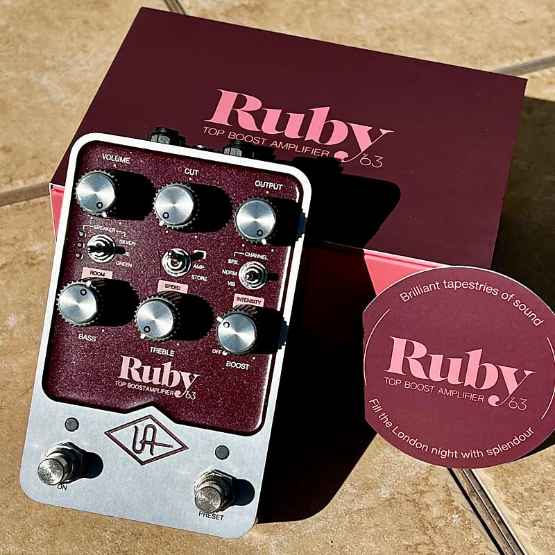 Universal Audio Ruby, Top Boost '63 Pedal | Reverb