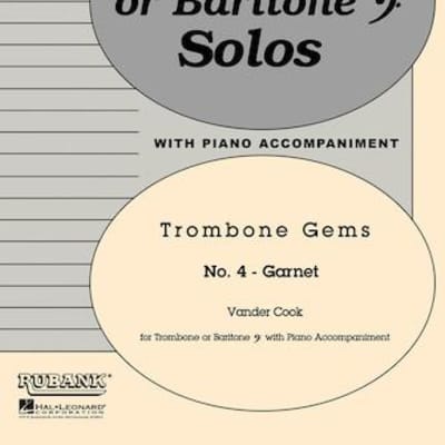 Garnet Trombone Gems No 4 Trombone Baritone B C Solo With | Reverb