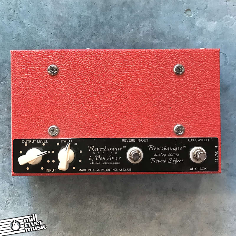 VanAmps Reverbamate Analog Spring Reverb Effects Pedal Red | Reverb