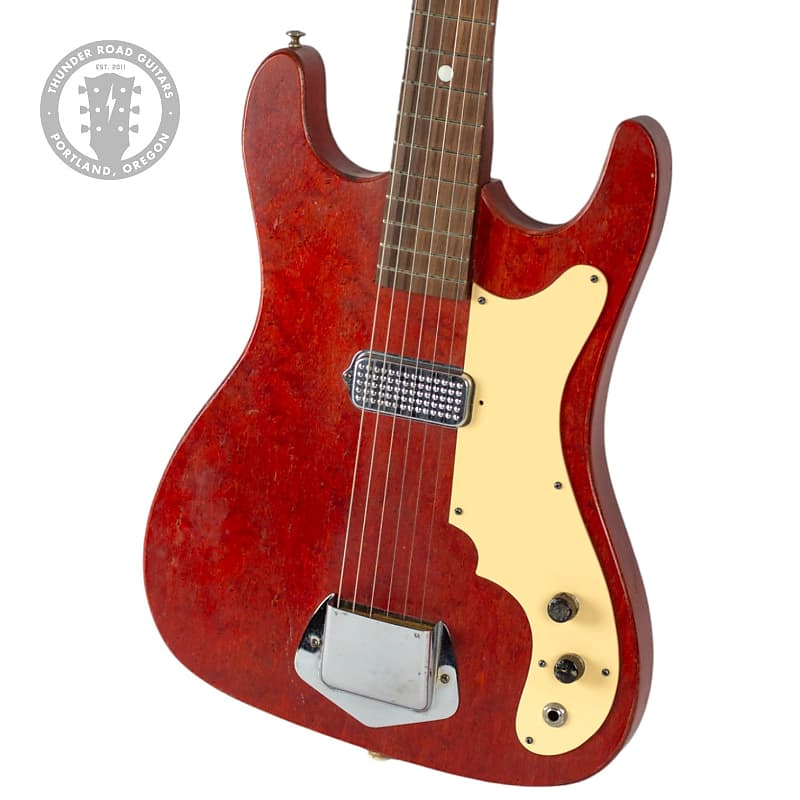 1960s Silvertone Model 1410 Electric Guitar Red #NSN | Reverb