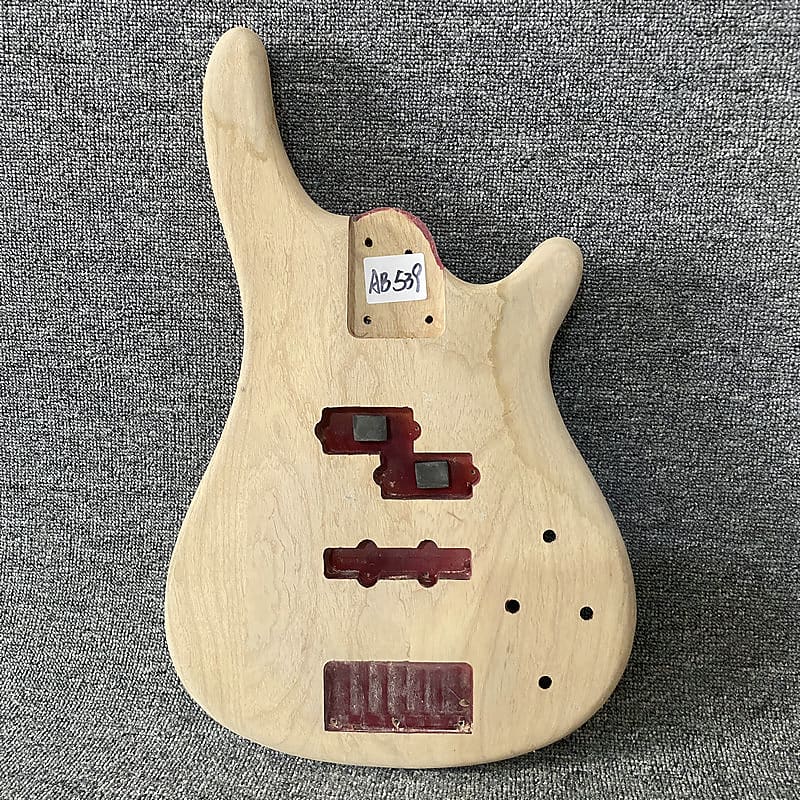 Solid Ash Wood 4 String Bass Guitar Body | Reverb