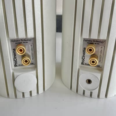 Definitive Technology ProCinema ProMonitor 100 White Speakers | Reverb
