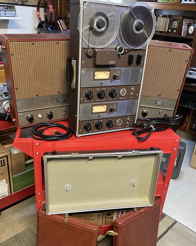 Ampex 602-2 stereo recorder and two 620 amp/spkrs | Reverb