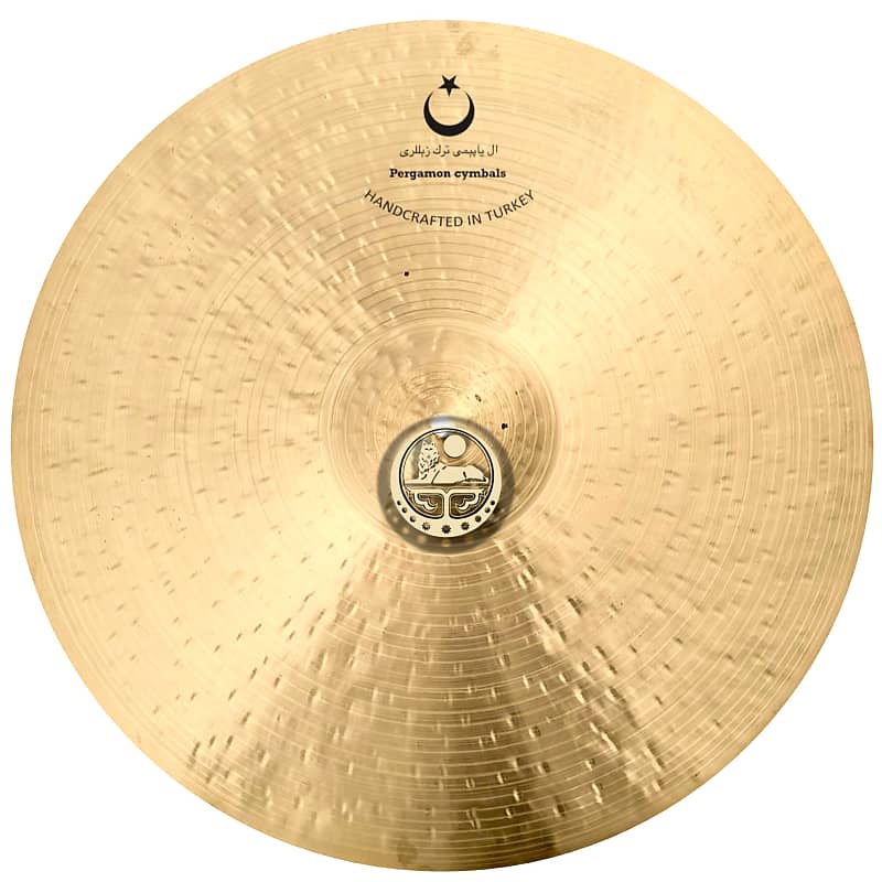 Pergamon Cymbals 18" Traditional Jazz Crash Paper Thin | Reverb