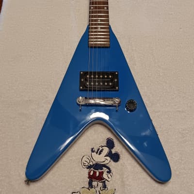 Gibson Maestro - Blue Mini Flying V Electric Guitar | Reverb