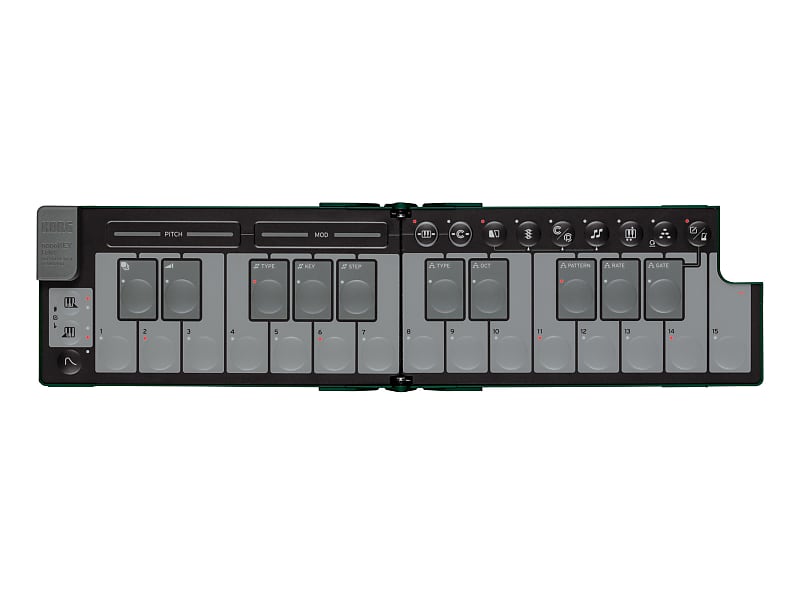 Korg nanoKEY Fold Foldable MIDI Keyboard (Alpine Green) | Reverb