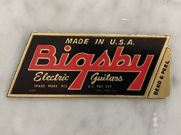 1950s Bigsby Decal NOS | Reverb UK