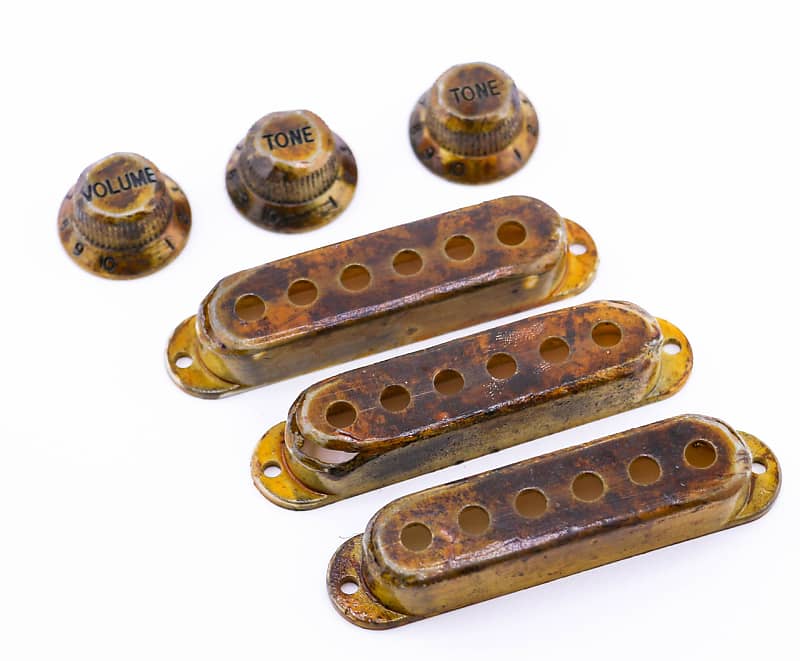 AGP ™ - Relic Fender ® Stratocaster Aged Pickups Covers | Reverb