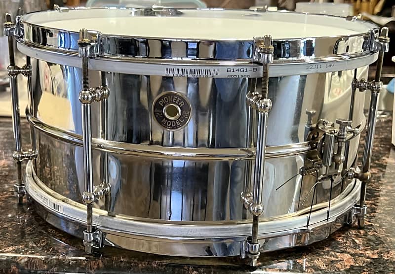 LUDWIG Pioneer 1930's - Chrome Over Brass (COB) 8-Lug | Reverb