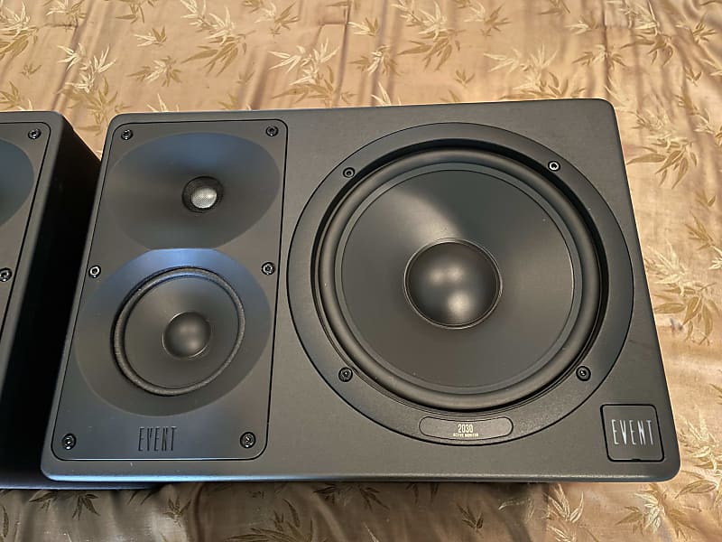 Event 2030 3-way Powered Studio Monitors Pair | Reverb