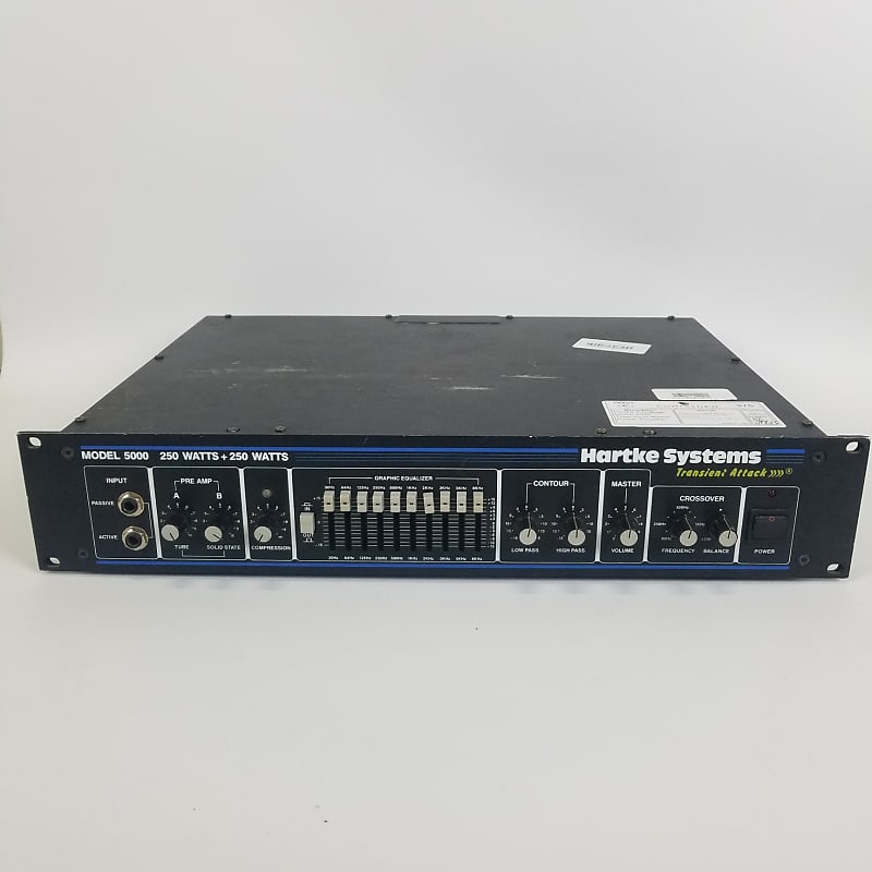 Hartke Systems Model 5000 Transient Attack Amp - For Parts or | Reverb