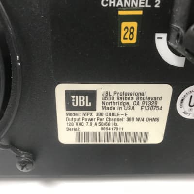 JBL MPX300 2-Channel 300W Amplifier | Reverb