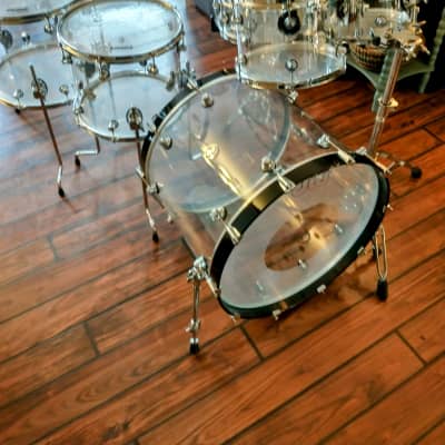 6 Piece DW Design Series Acrylic Drum Set | Reverb