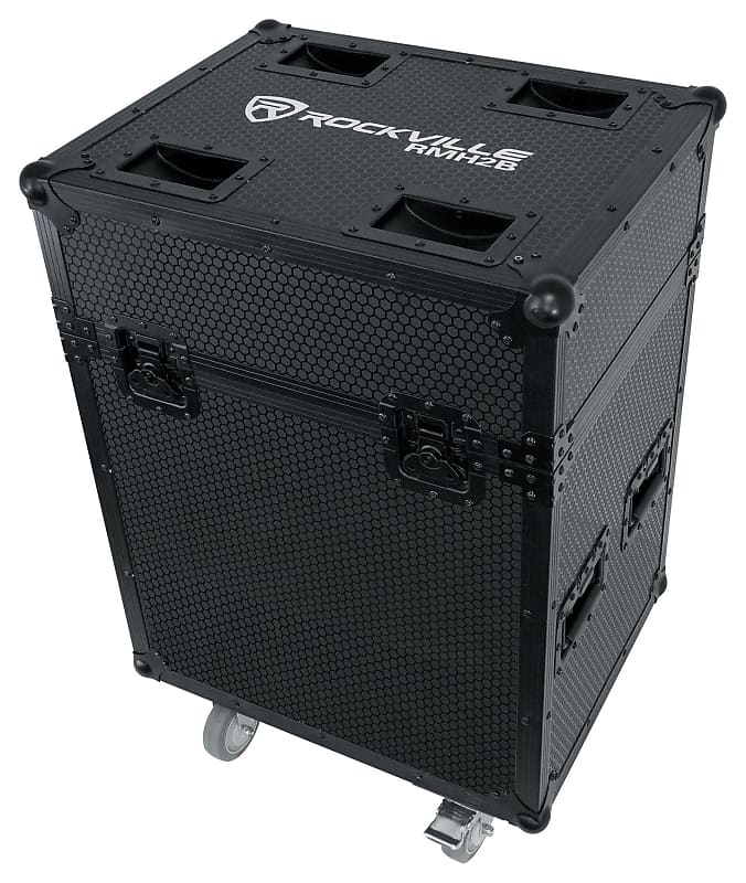 Rockville Black Case Fits (2) Chauvet Pro Rogue R1 Wash | Reverb