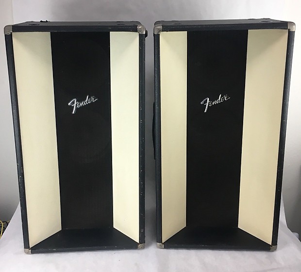 Fender Sound Columns 3 - 10 Speaker enclosure 1970's black | Reverb