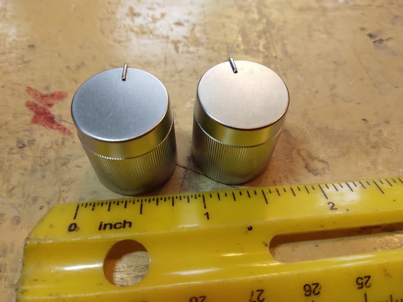 Unbranded Knobs 1980s. Silver | Reverb
