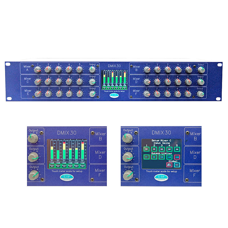 CTP Systems DMix30 Dante Network Mixer | Reverb