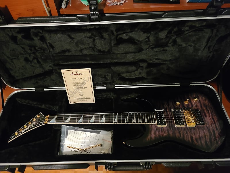 Jackson USA Custom Shop SL2Q Soloist Reverse Headstock | Reverb