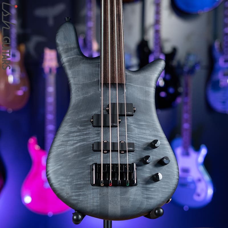 Spector Euro4 LX Fretless Trans Black Stain Matte | Reverb