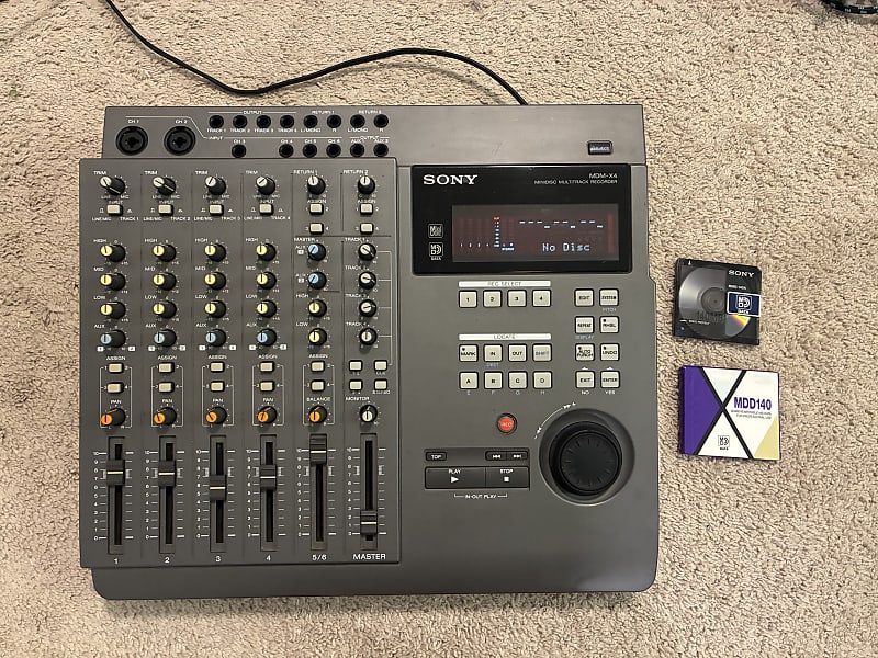 Sony MDM-X4 1990s Minidisc Multitrack 4-Track Recorder the | Reverb