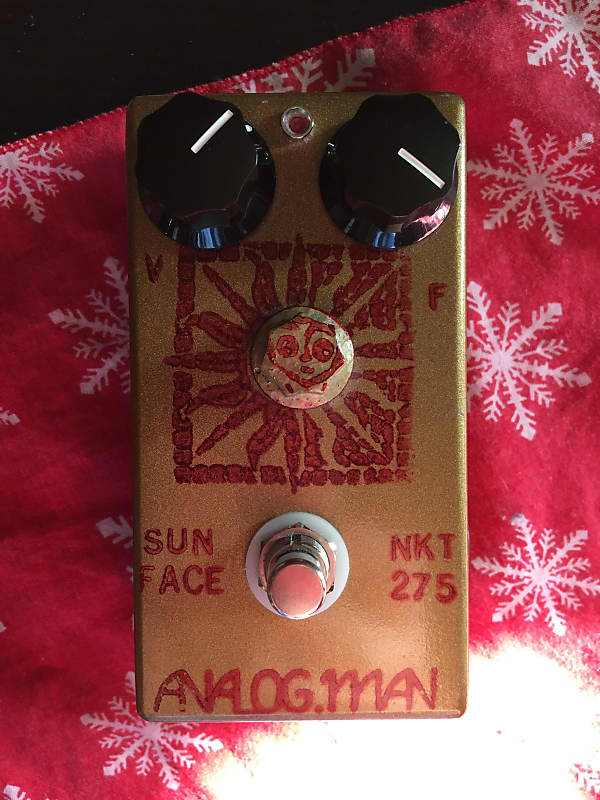 Analogman Sun Face Fuzz Red Dot NKT-275 | Reverb