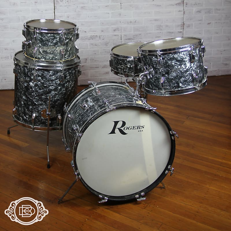 1960s Rogers Headliner kit 12-13-16-20 with 6 lug 5x14 Luxor | Reverb