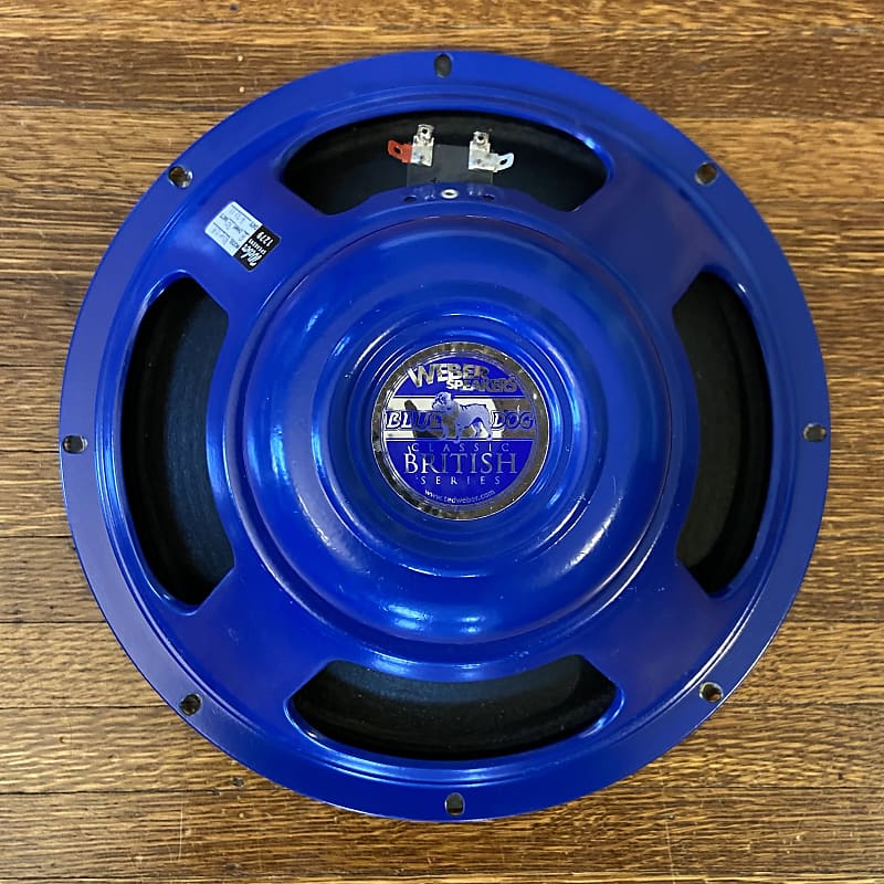 Weber Blue Dog Alnico 12” 8-ohm 50-watt 2011 - Blue | Reverb